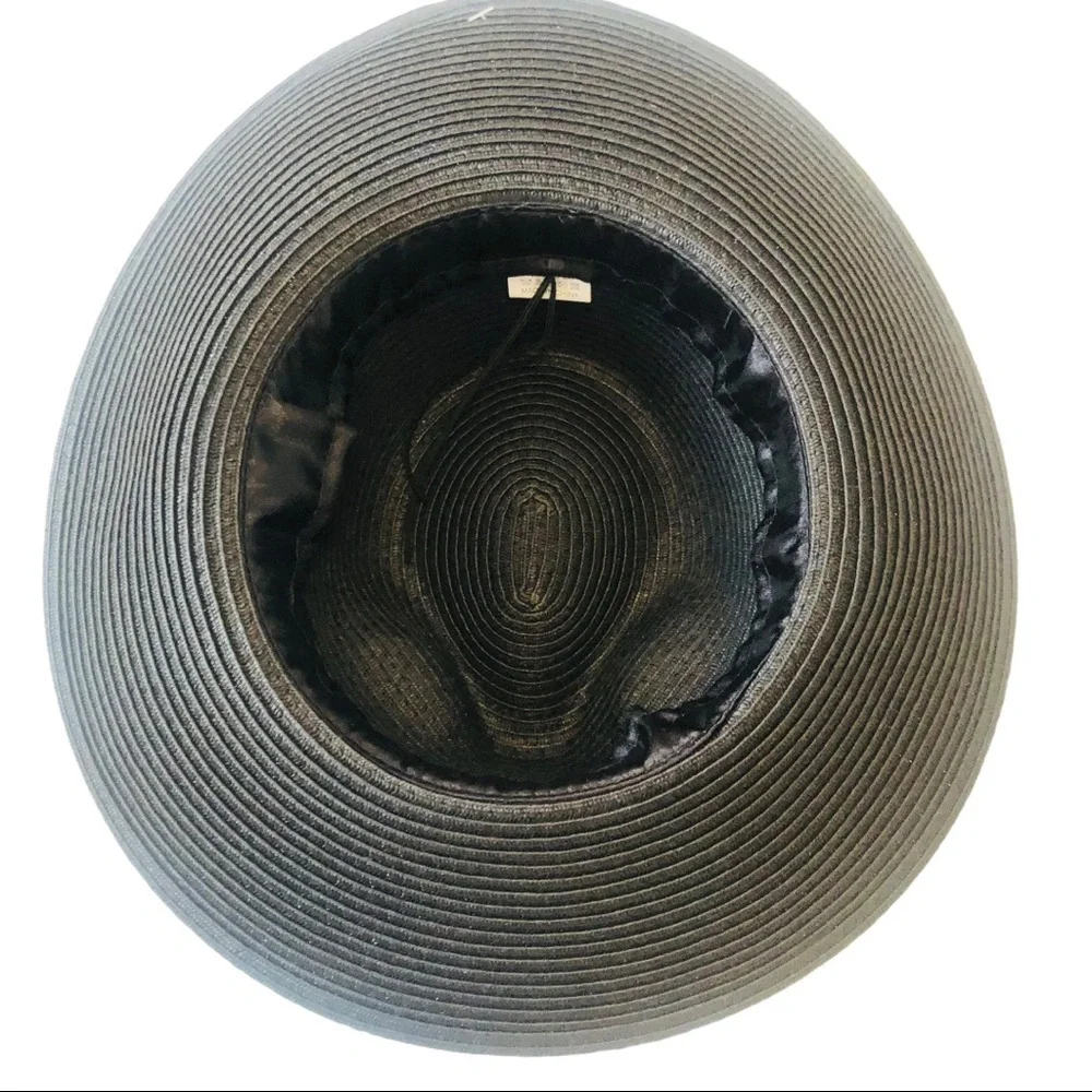 Sunny Hats | Accessories | New Sunny Hats Black Hat With Feather Trim ...